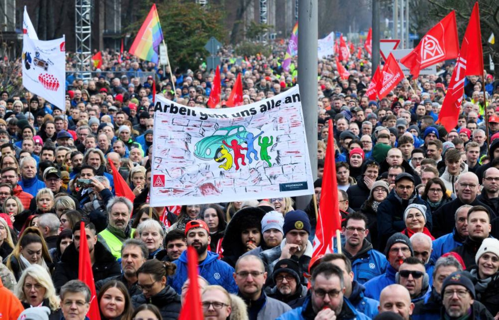 Nearly 100,000 workers joined Volkswagen strikes across Germany: Union