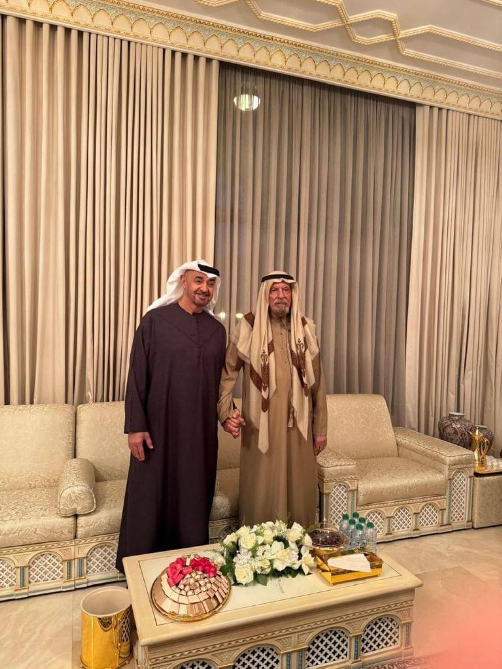 UAE President visits Ahmed Khalifa Al Suwaidi in Abu Dhabi