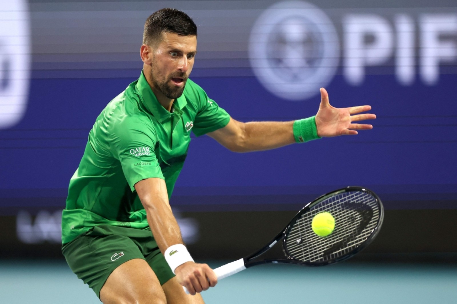 Djokovic marches into Miami quarters as Ruud exits
