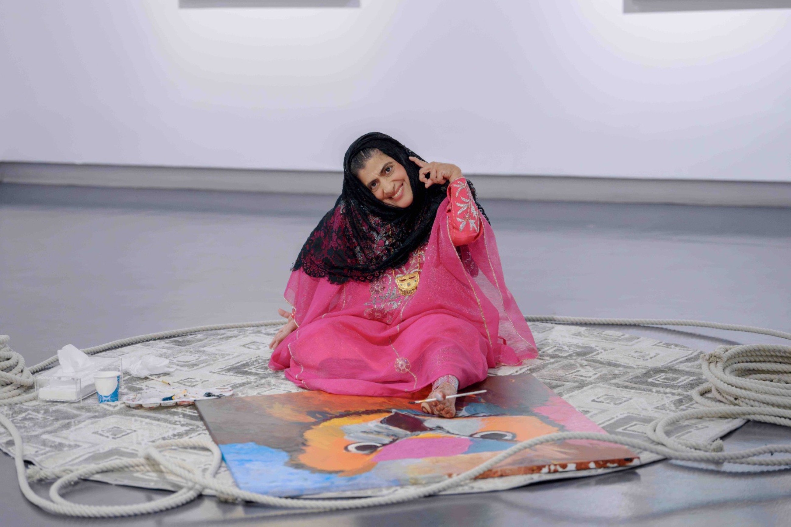 Disability fails to dent Emirati artist Moza Abdullah's spirit