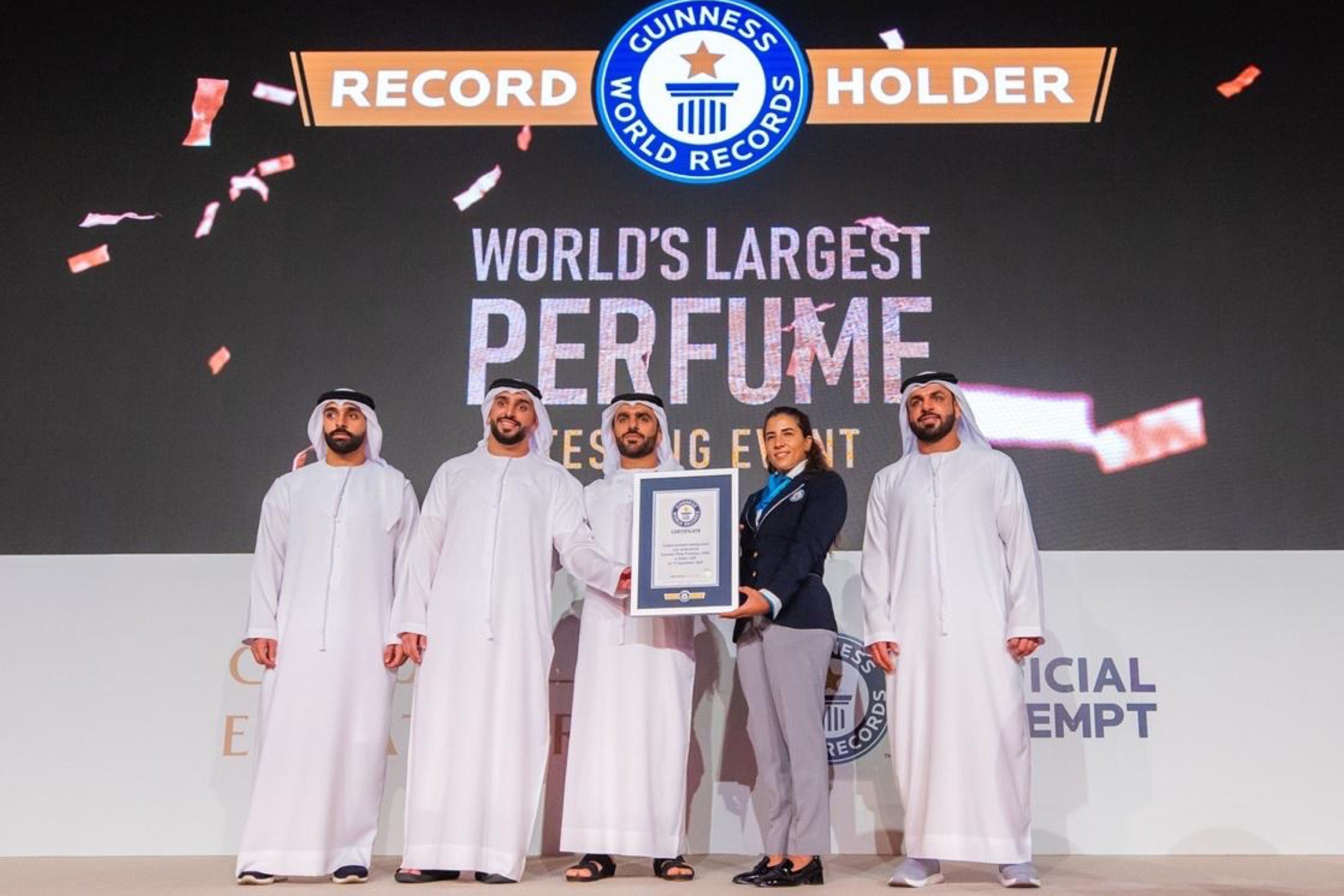 ‘Largest perfume testing event’ enters Guinness