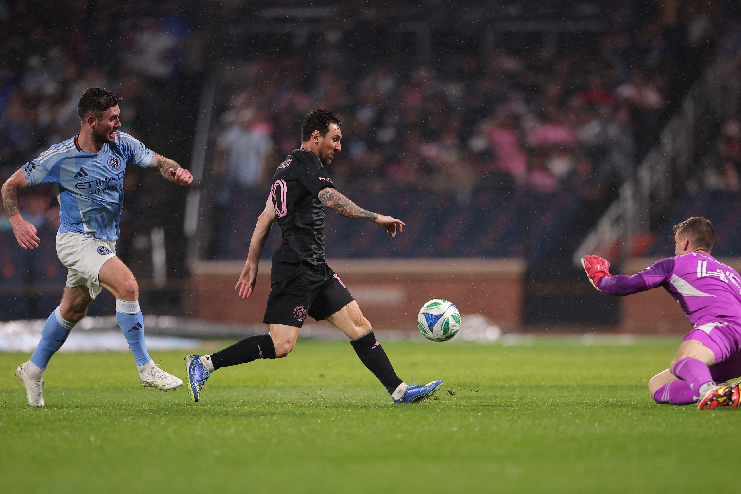 Messi double propels Miami in 4-0 MLS victory over NYCFC