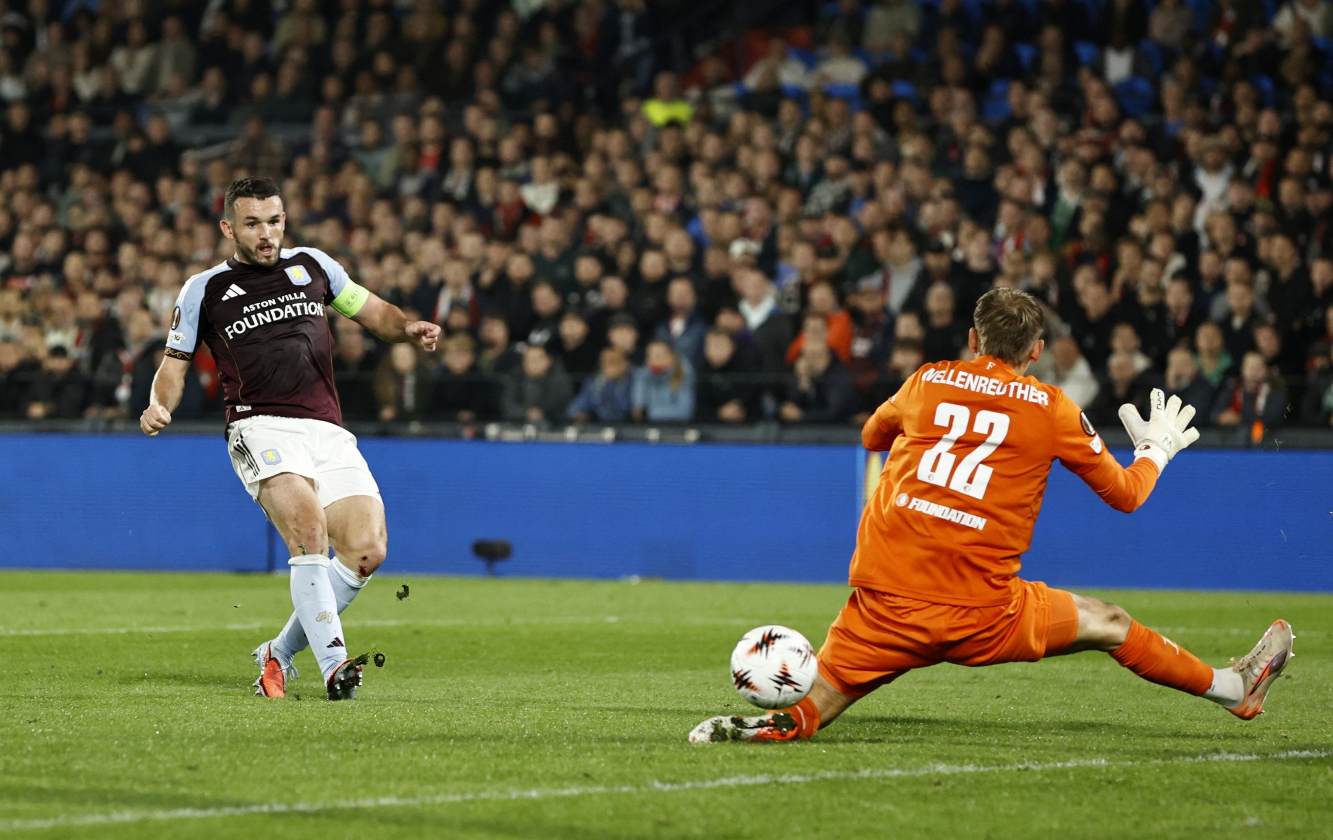 Villa win in Europa League as Forest and Scottish clubs lose