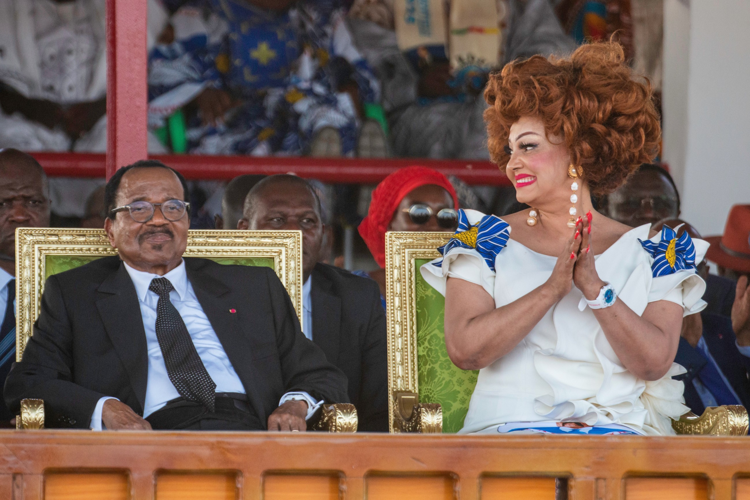 Cameroon's 92-year-old president makes rare public appear...
