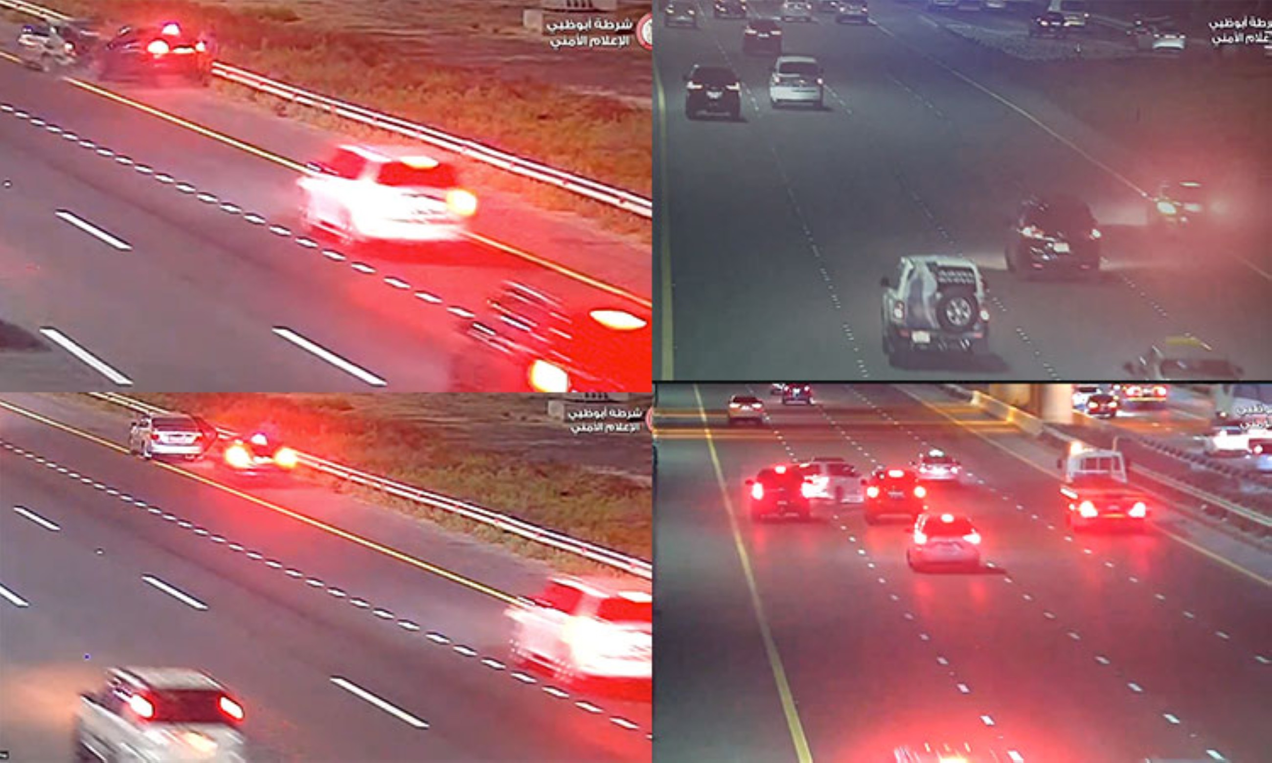 Abu Dhabi Police warn motorists against parking on hard s...