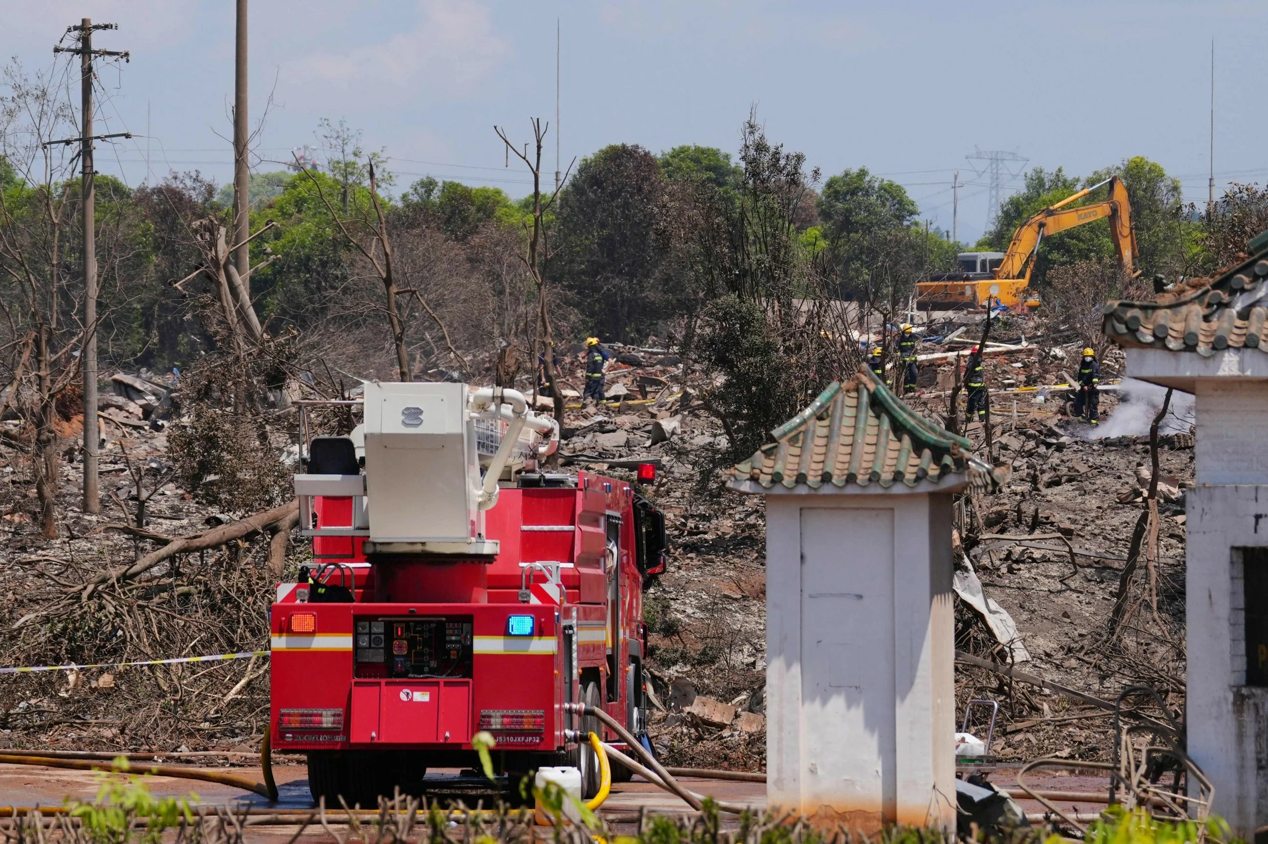 Blast at fireworks factory in China's Hunan kills 26