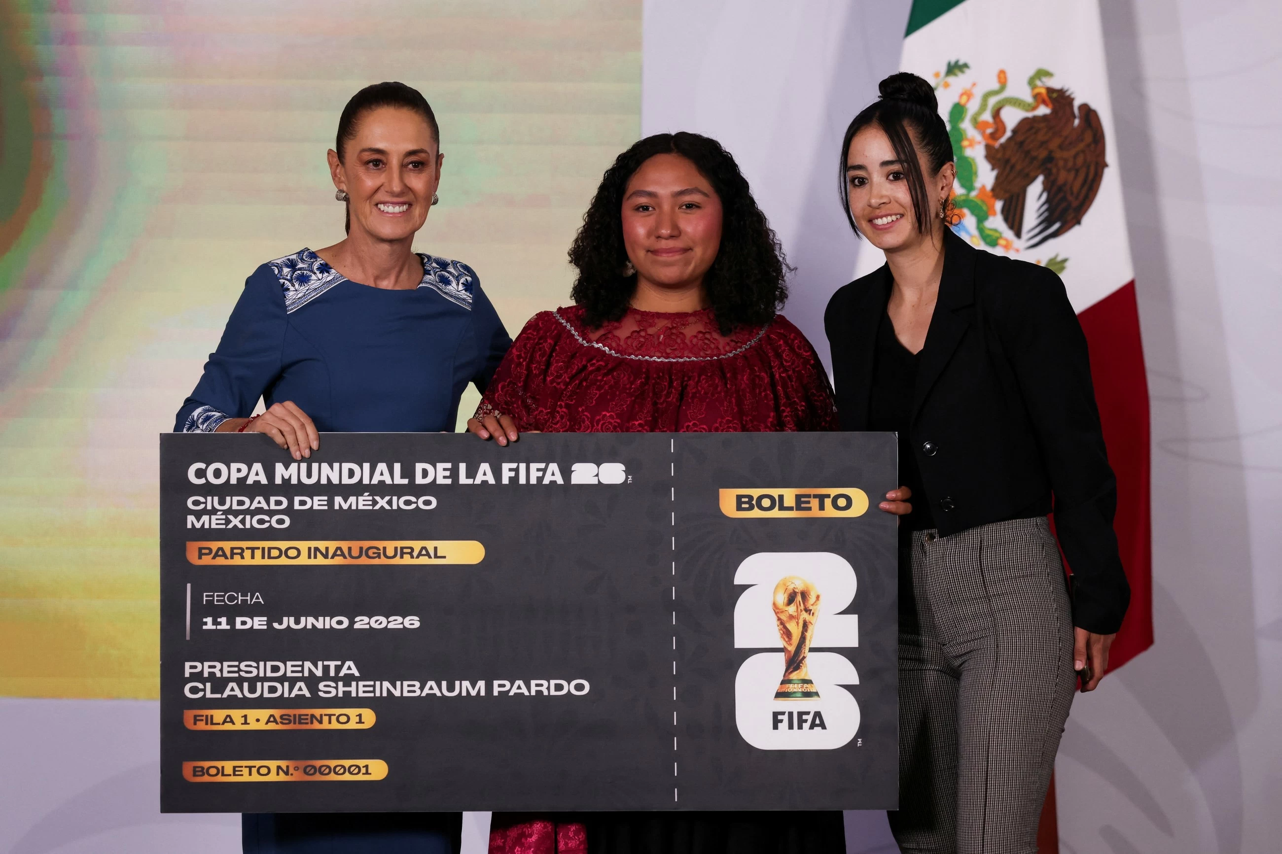 Mexico President Sheinbaum gifts her World Cup ticket to ...