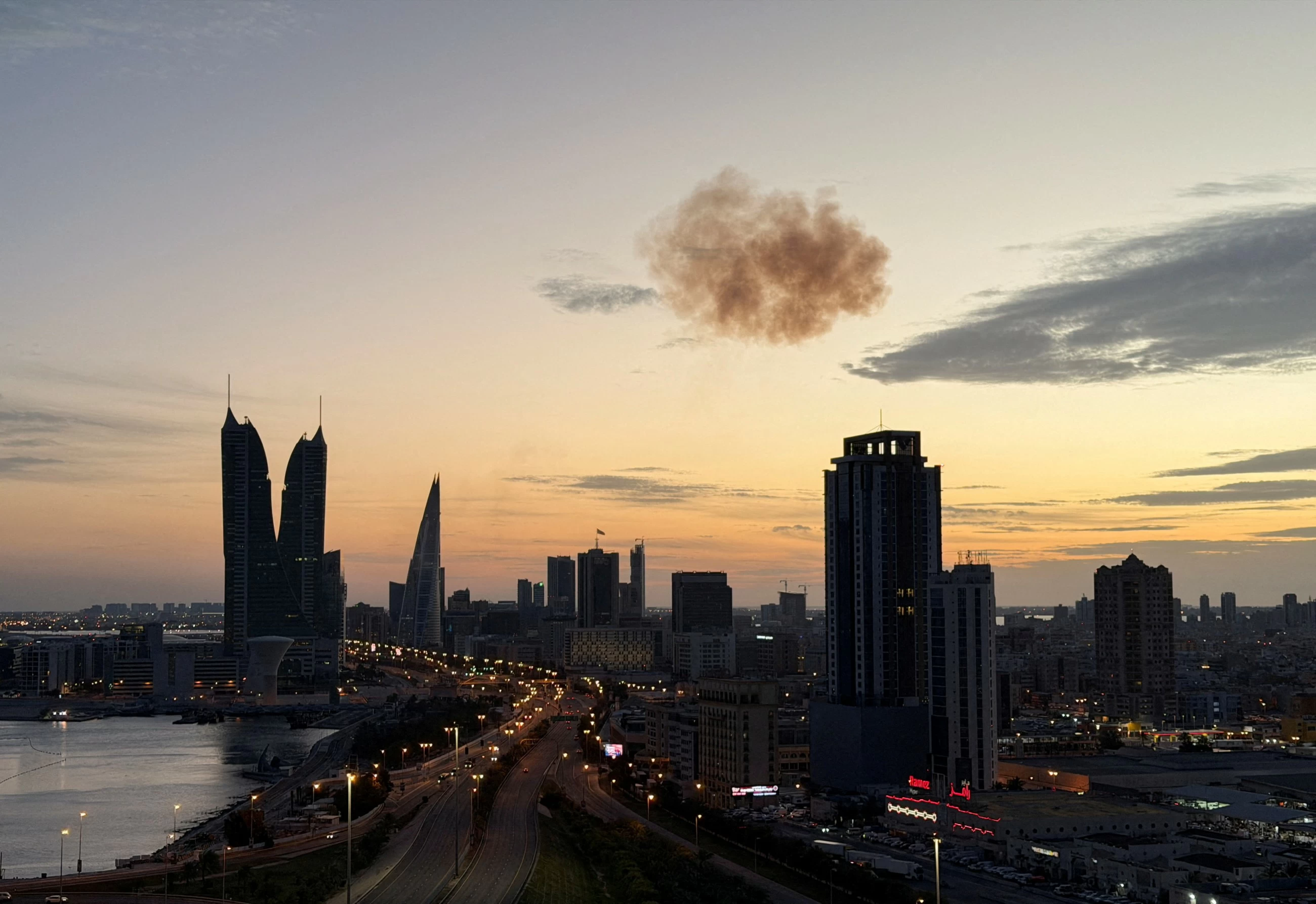 US military says Iran launched 7 missiles at Kuwait, Bahrain
